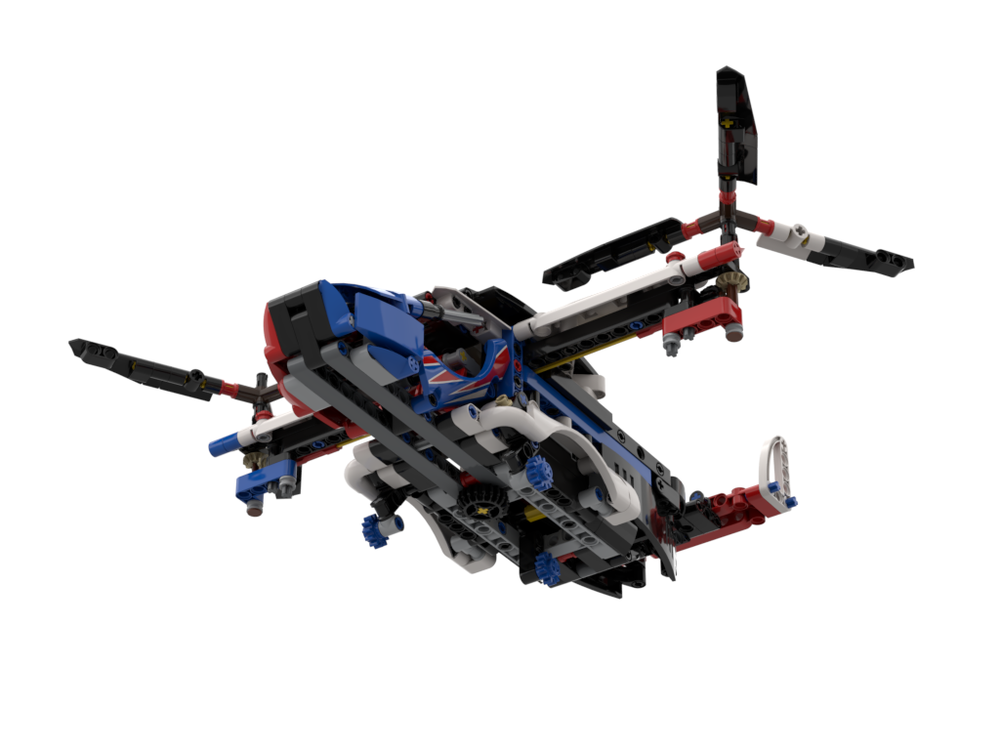 LEGO MOC 42153 model B - Mini Osprey by XaeroZKota | Rebrickable ...