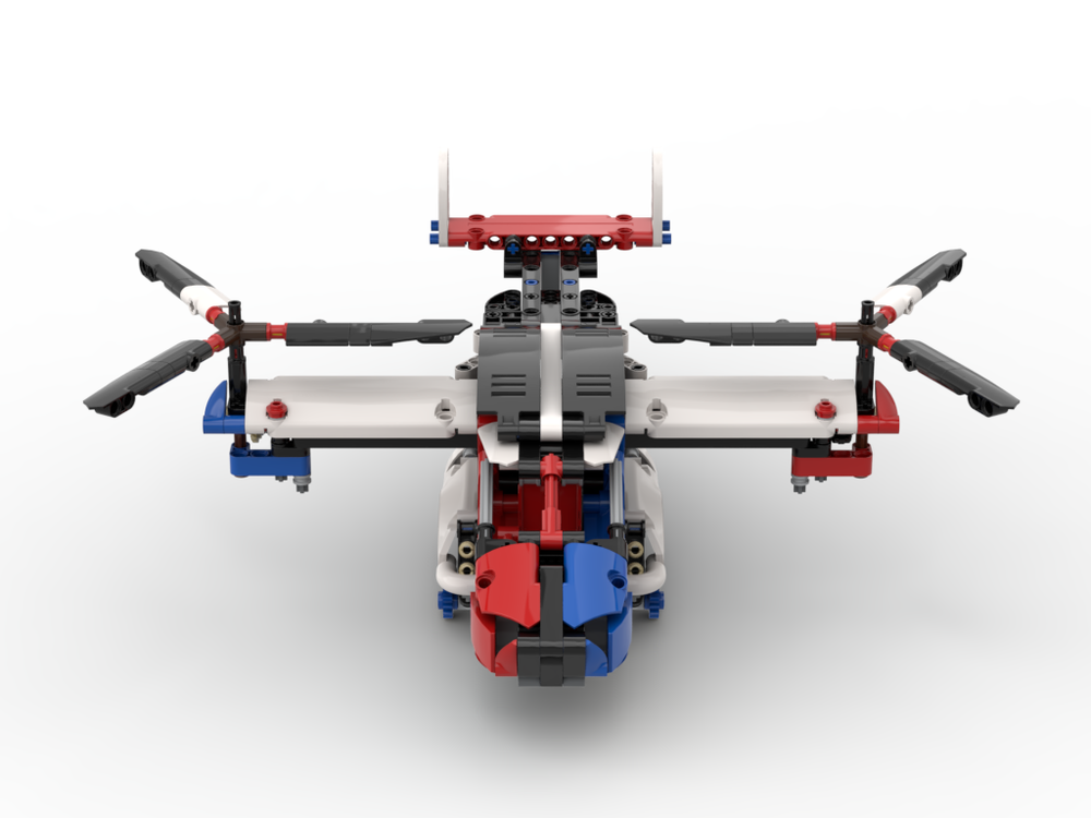 LEGO MOC 42153 model B - Mini Osprey by XaeroZKota | Rebrickable ...