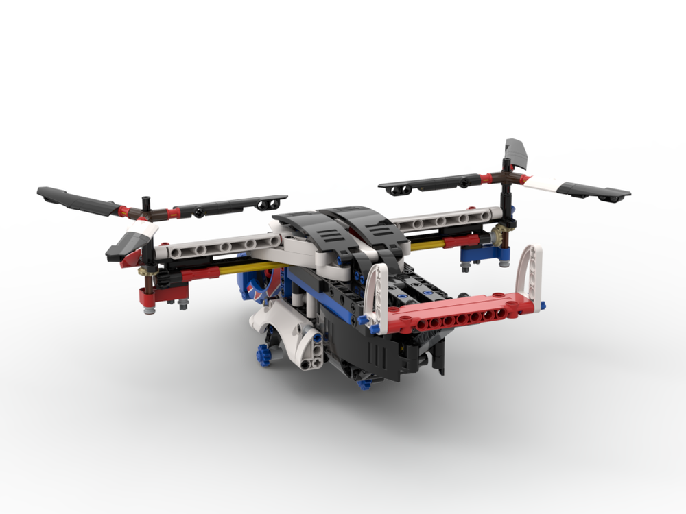 LEGO MOC 42153 model B - Mini Osprey by XaeroZKota | Rebrickable ...