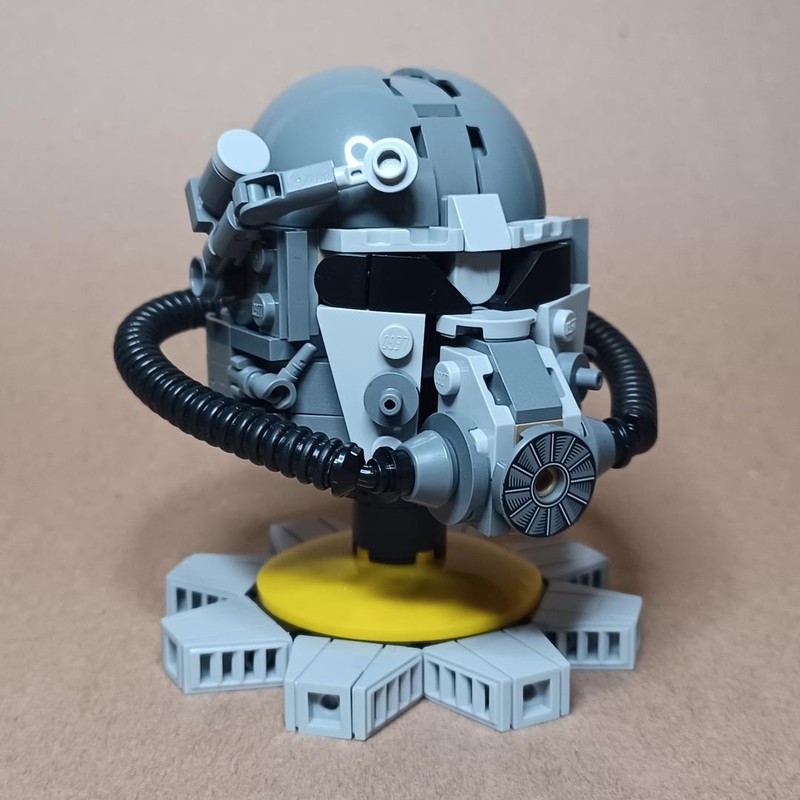 LEGO MOC T-60 Power Armor Helmet by Rebel.Punk | Rebrickable - Build ...