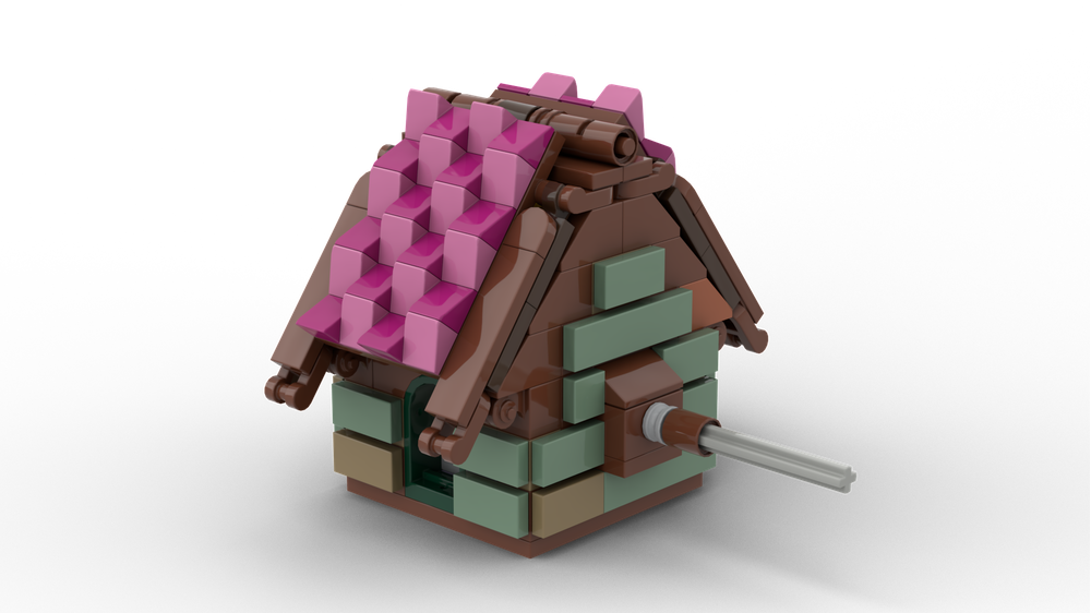 LEGO MOC Mountain Windmill Motorized Mill by Arkaivos | Rebrickable ...