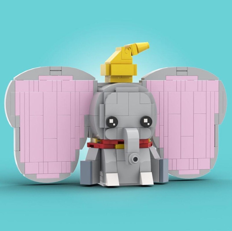LEGO MOC Dumbo Brickheadz by Martibrix | Rebrickable - Build with LEGO