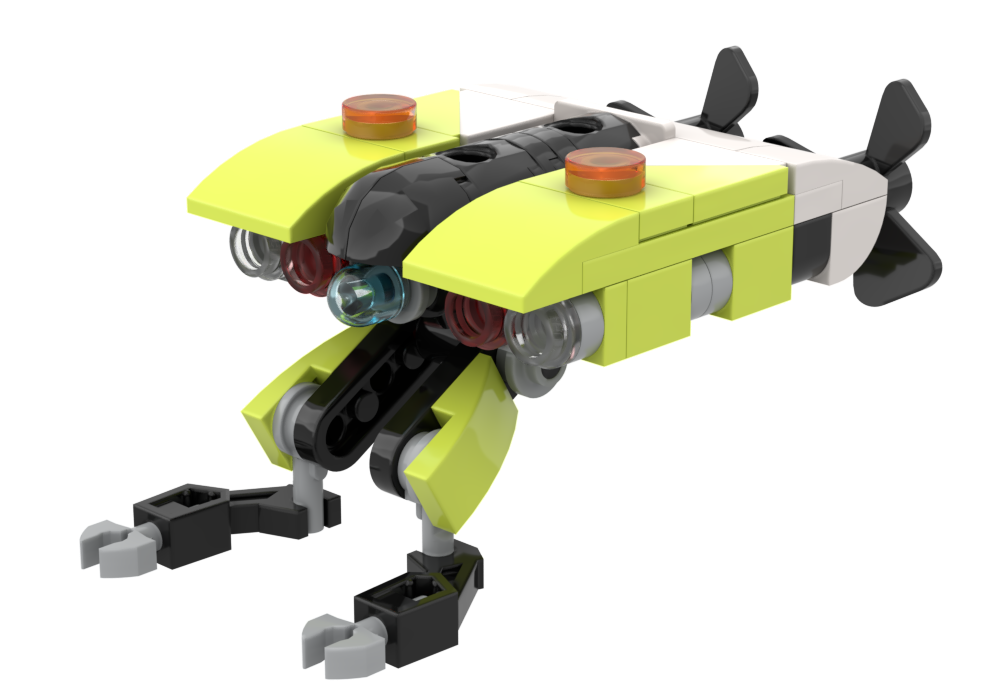 LEGO MOC ROV Robotic Submarine by OrchardBuilds | Rebrickable - Build ...
