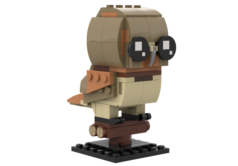 LEGO MOC Great Potoo: Birdheadz by OrchardBuilds | Rebrickable - Build ...