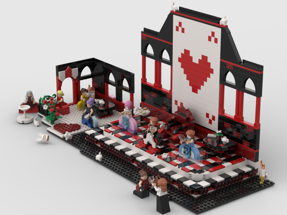 LEGO MOC Tea party at the Court of the Crimson Queen by GrandmaApolonia ...