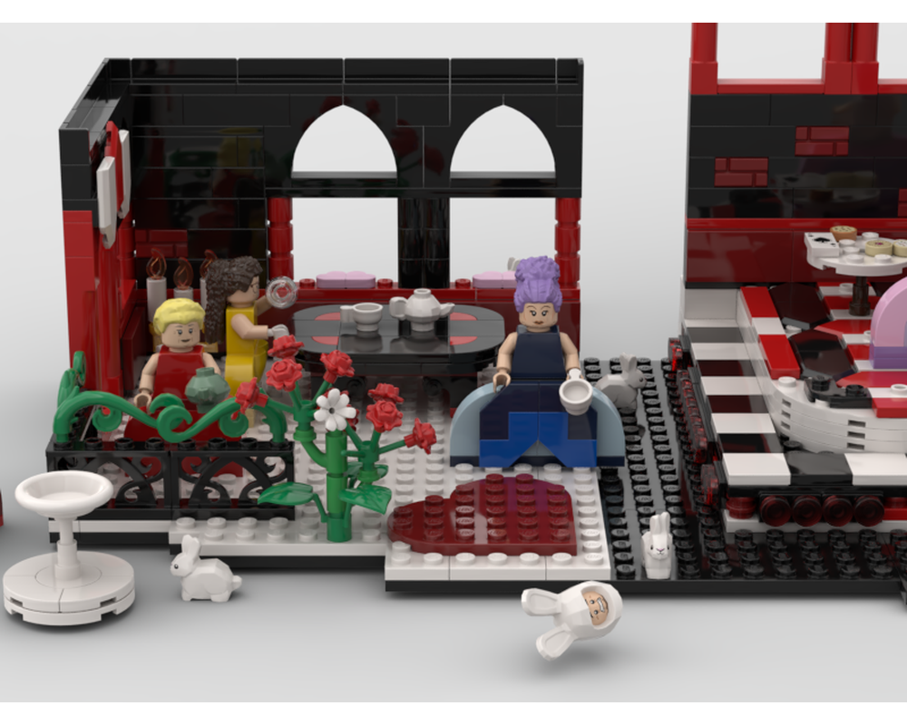 LEGO MOC Tea party at the Court of the Crimson Queen by GrandmaApolonia ...