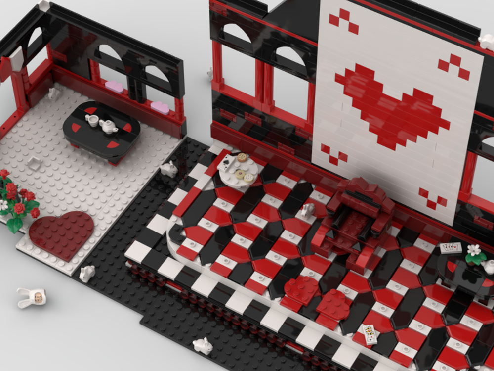 LEGO MOC Tea party at the Court of the Crimson Queen by GrandmaApolonia ...