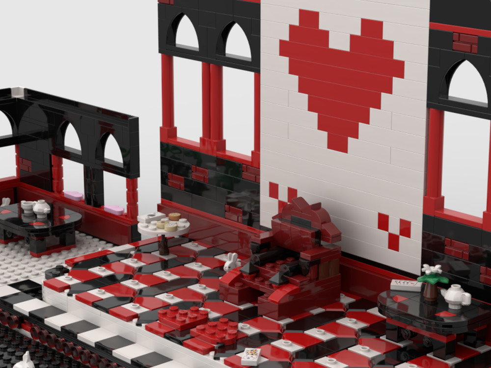 LEGO MOC Tea party at the Court of the Crimson Queen by GrandmaApolonia ...