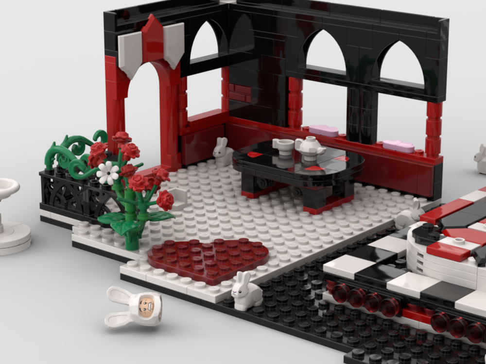 LEGO MOC Tea party at the Court of the Crimson Queen by GrandmaApolonia ...