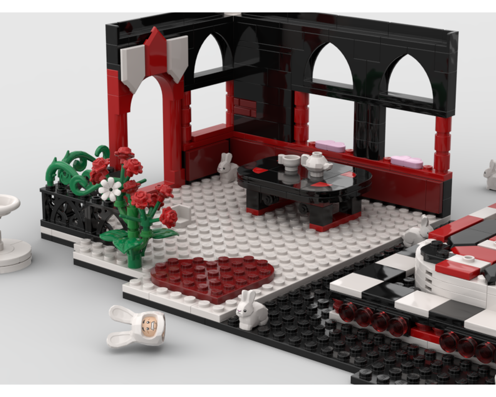 LEGO MOC Tea party at the Court of the Crimson Queen by GrandmaApolonia ...