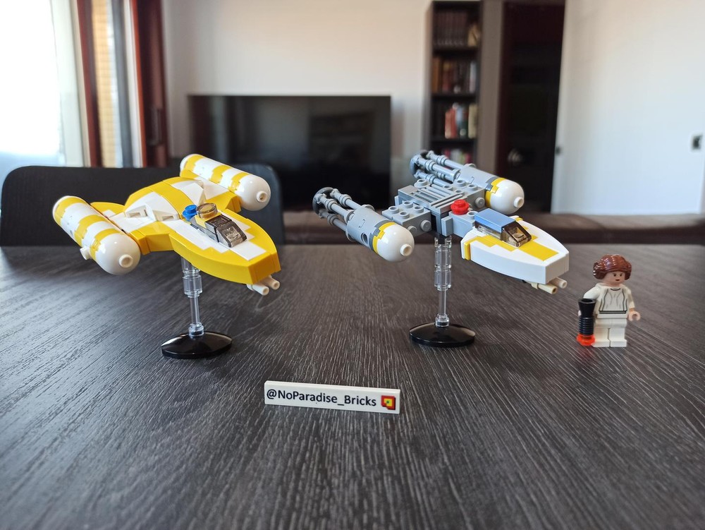 LEGO MOC Microscale Y-wing by NoParadise_Bricks | Rebrickable - Build ...