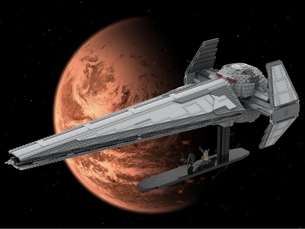 Lego Moc Ucs Sith Infiltrator By Raguidel Rebrickable Build With Lego