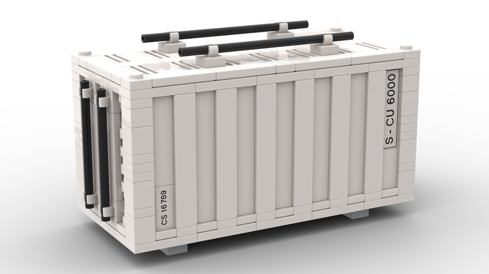 LEGO MOC (Free) Lego Cargo Crate (Crate Carrier Add-on) (8-Wide) by ...
