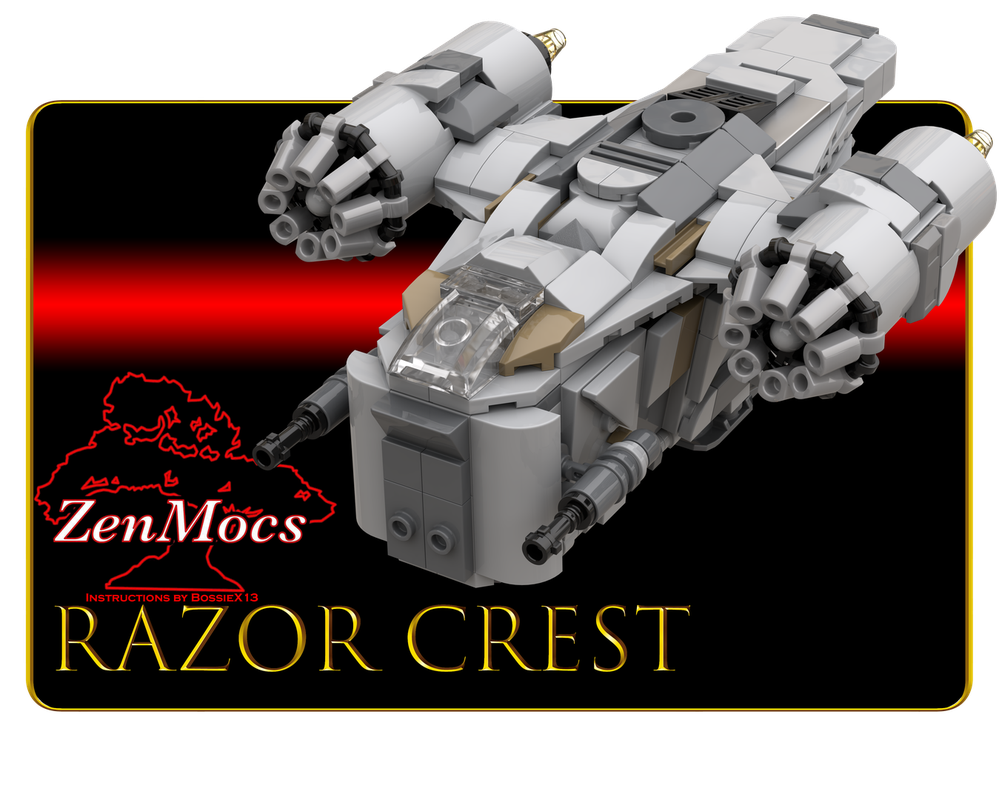 LEGO MOC Razor Crest by ZenMocs | Rebrickable - Build with LEGO