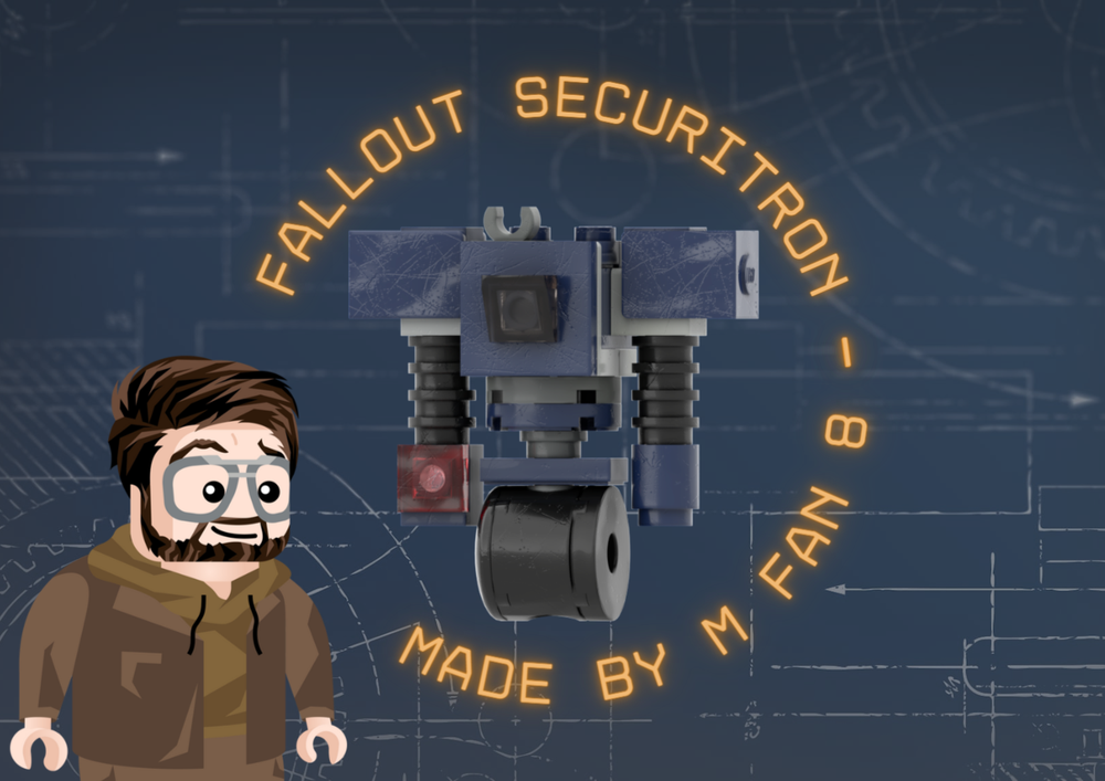 LEGO MOC Securitron robot - Fallout game by m_fan_8 | Rebrickable ...