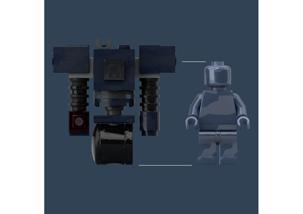 Lego Moc Securitron Robot Fallout Game By Mfan8 Rebrickable
