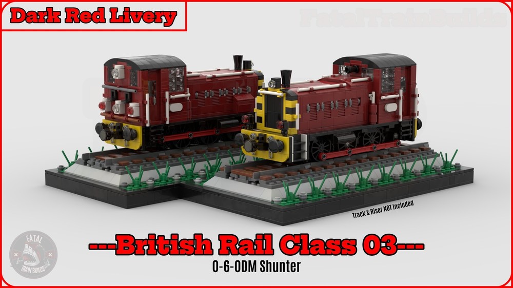 LEGO MOC (Dark Red) BR Class 03 (8W) by FatalTrainBuilds | Rebrickable ...