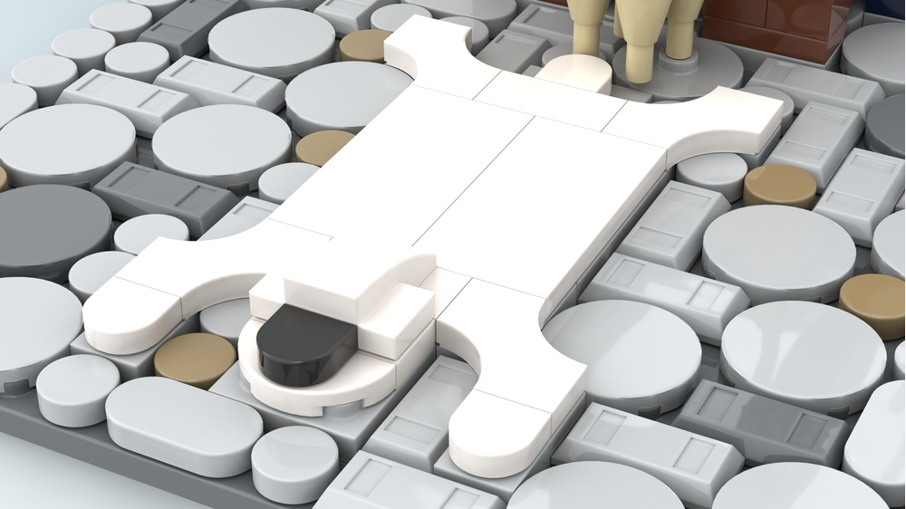 LEGO MOC Four-poster bed with Polar Bear Rug by legoalfactotum ...