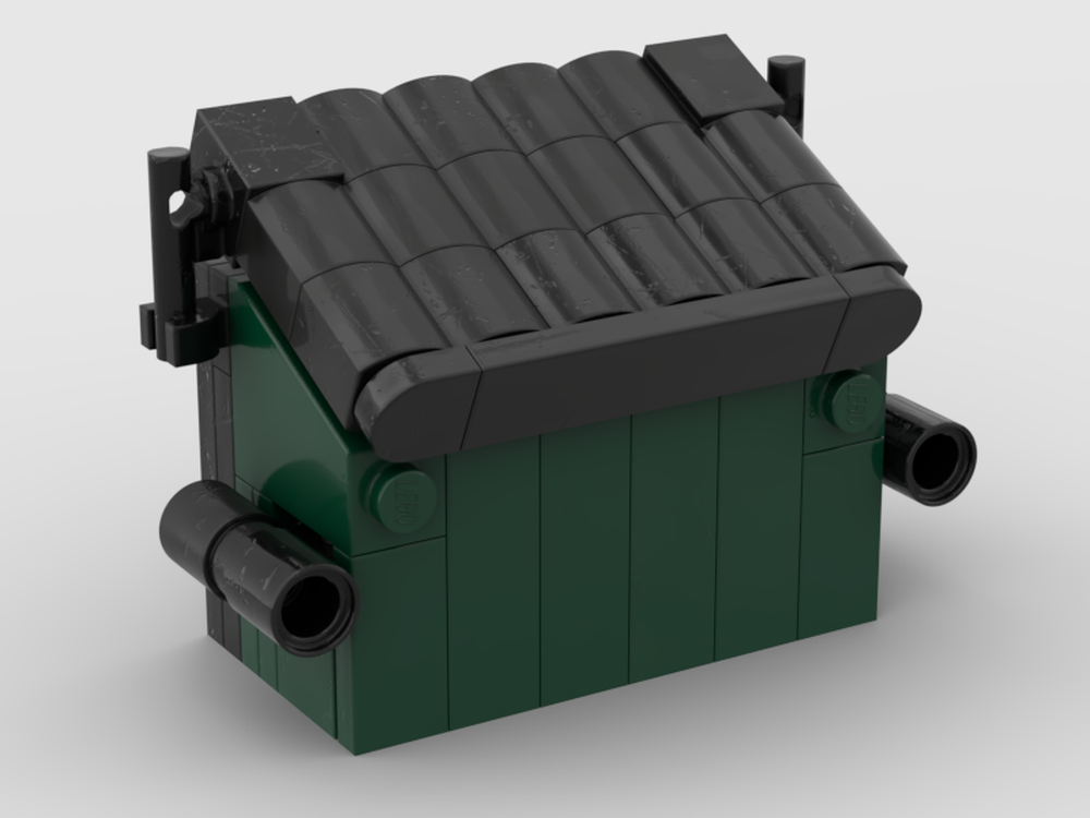 LEGO MOC Dumpster by unkafka | Rebrickable - Build with LEGO