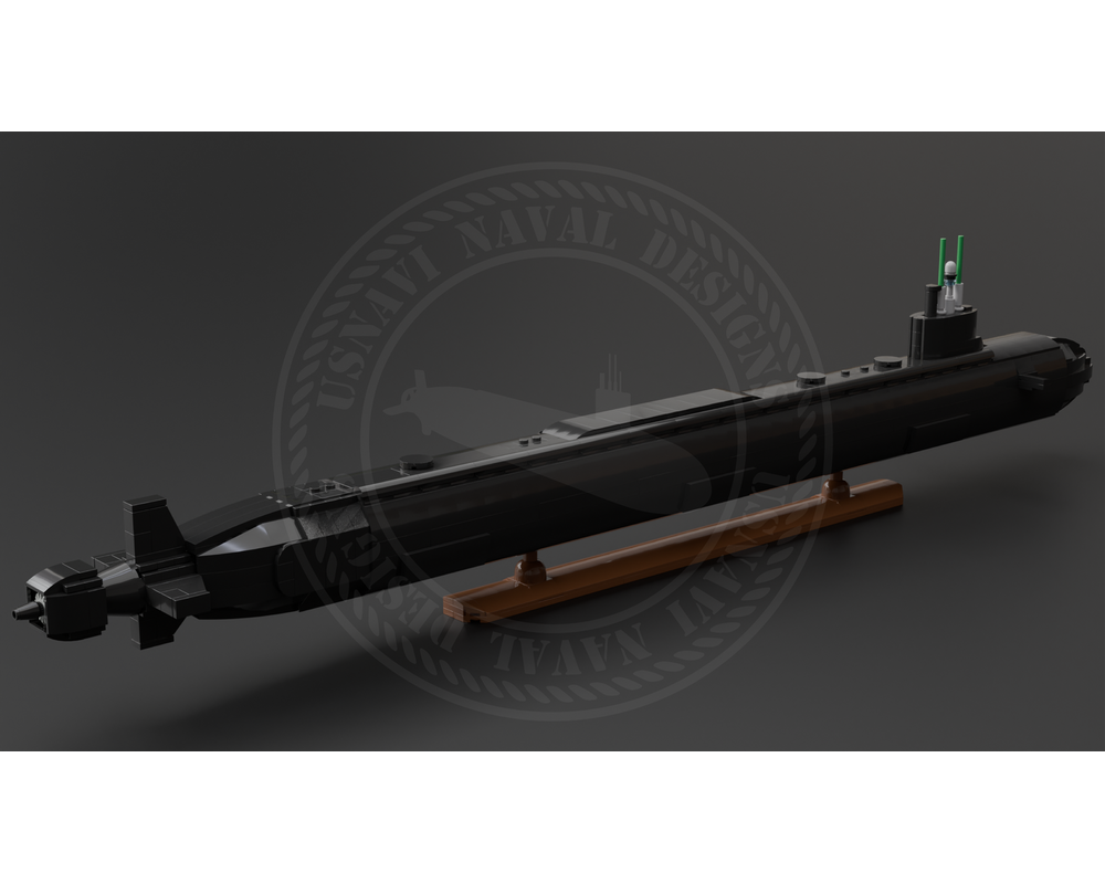 LEGO MOC Virginia-class submarine | V1 by JREYDesigns | Rebrickable ...