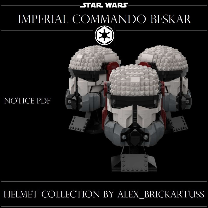 LEGO MOC Helmet Imperial Commando Beskar by Alex_BricKartuss ...