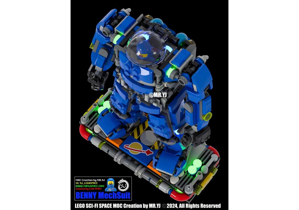 LEGO MOC SPACE BENNY MECH-SUIT Ver2.0 by MR.YJ | Rebrickable - Build ...