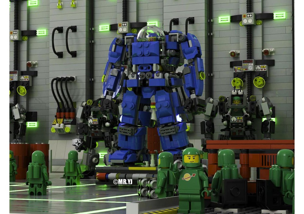 LEGO MOC SPACE BENNY MECH-SUIT Ver2.0 by MR.YJ | Rebrickable - Build ...