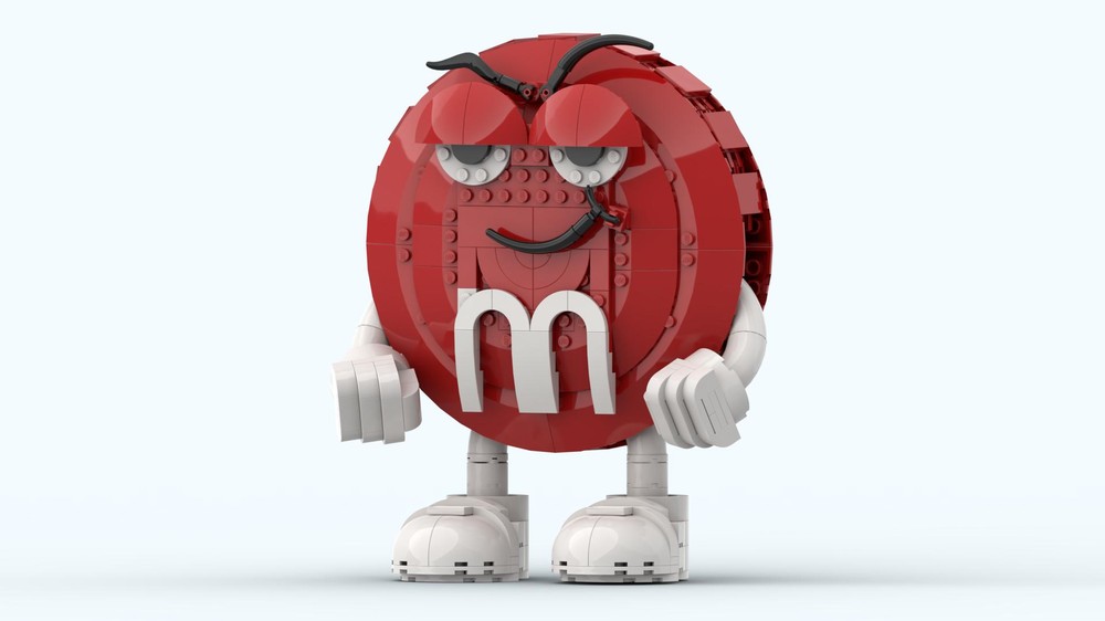 LEGO MOC M&M Mascot - Red by jameshigson0512 | Rebrickable - Build with ...