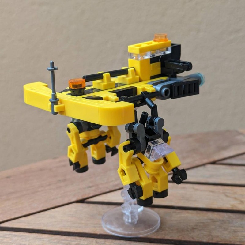 LEGO MOC Mini Robot Shuttle - Space ship by GASyMOTOR | Rebrickable ...