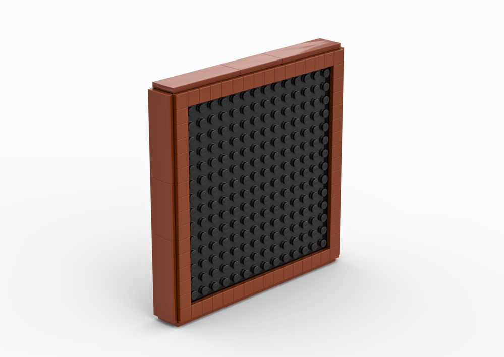 LEGO MOC Brown 16x16 Modular Frame [#C0101] by The Bobby Brix Channel ...