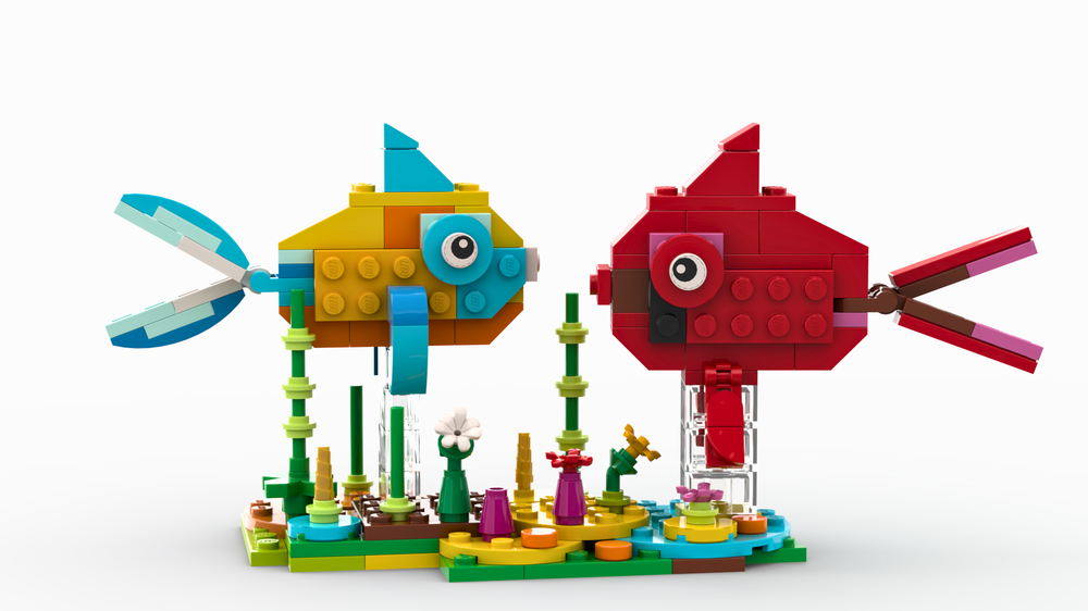 LEGO MOC 11029 Fish by Lenarex | Rebrickable - Build with LEGO
