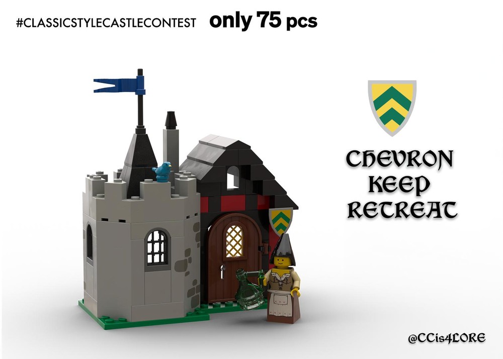 LEGO MOC Chevron Keep Retreat by dariofol | Rebrickable - Build with LEGO