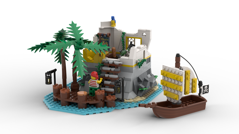 LEGO MOC Lego 21322/10320 - Treasure Island by Tavernellos ...