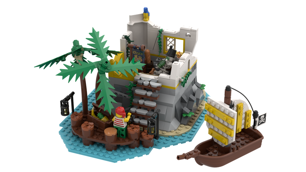 LEGO MOC Lego 21322/10320 - Treasure Island by Tavernellos ...