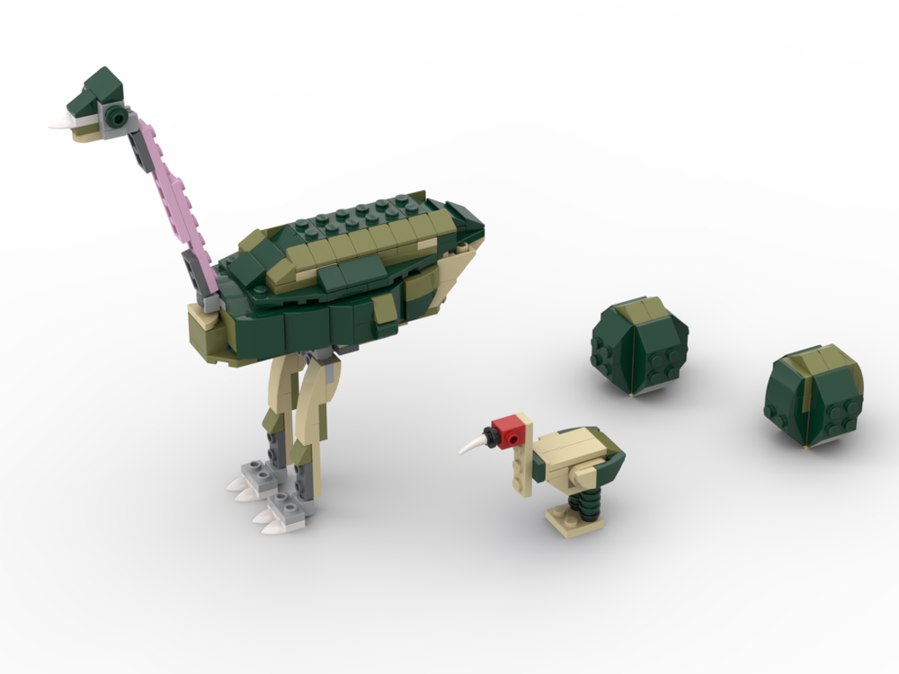 LEGO MOC Ostrich by P4tp4t | Rebrickable - Build with LEGO