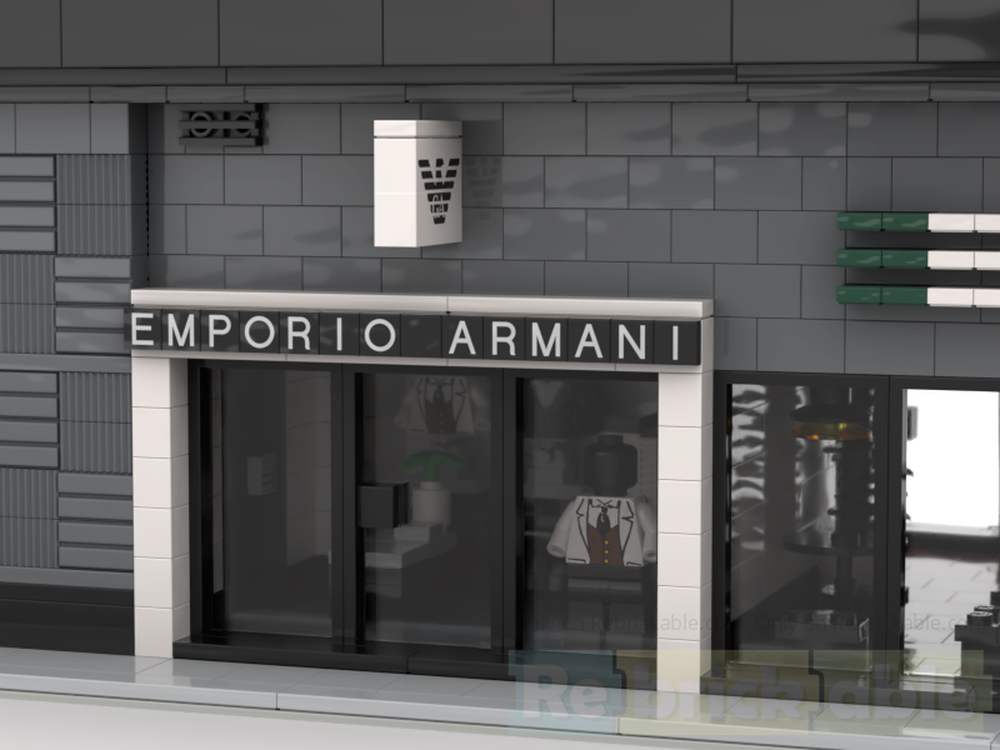 LEGO MOC-181555 Maison d'Art - Apartments & SPAR supermarket by emk ...