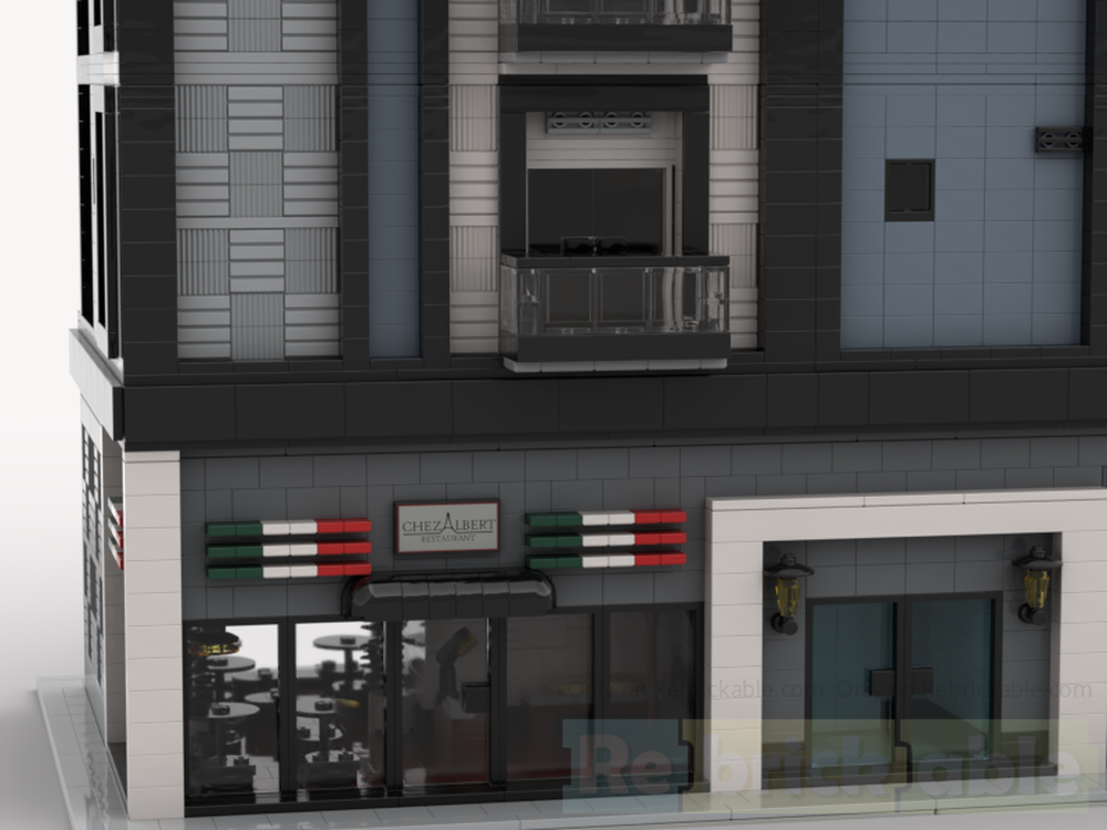 LEGO MOC Maison d'Art - Apartments & SPAR supermarket by emk.offline ...