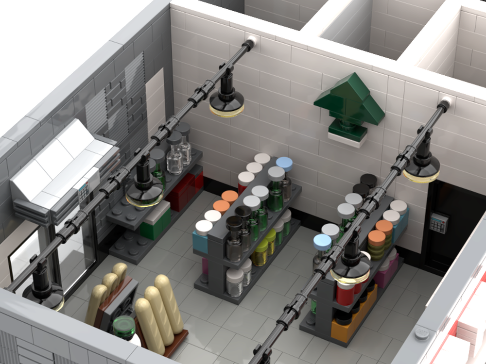 LEGO MOC Maison d'Art - Apartments & SPAR supermarket by emk.offline ...