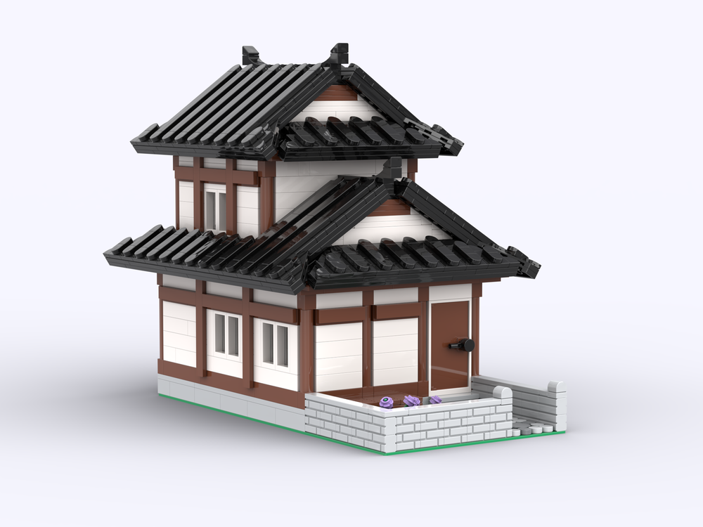 LEGO MOC Japanese-style modular house by Beracuny | Rebrickable - Build ...