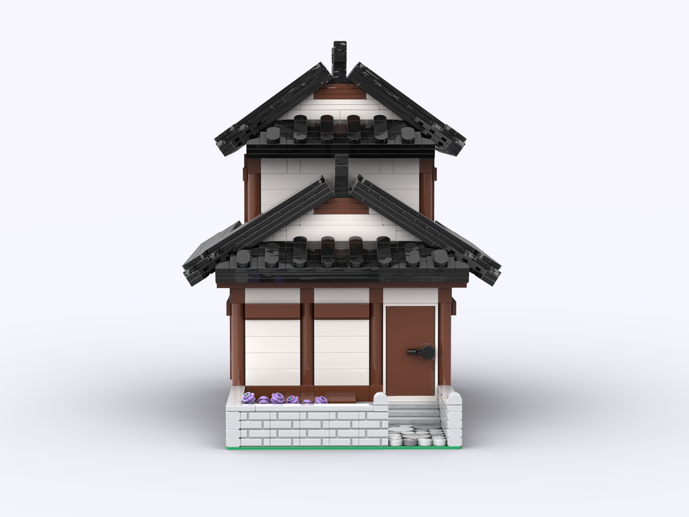 LEGO MOC Japanese-style modular house by Beracuny | Rebrickable - Build ...