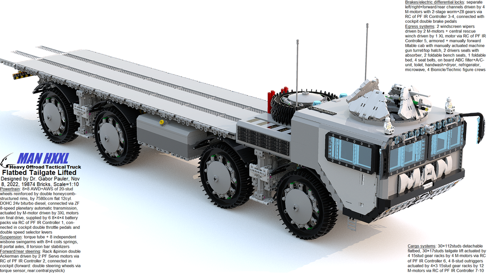 LEGO MOC MAN HXXL Heavy Offroad Tactical Truck by gjpauler ...