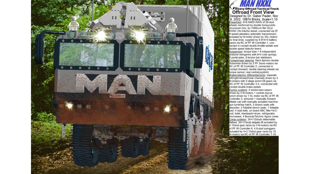 LEGO MOC MAN HXXL Heavy Offroad Tactical Truck by gjpauler ...
