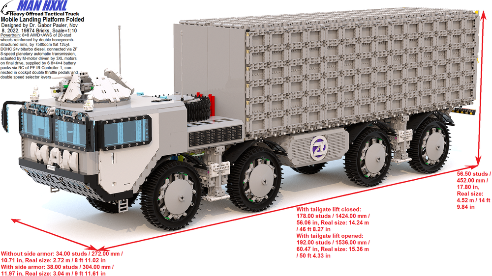 LEGO MOC MAN HXXL Heavy Offroad Tactical Truck by gjpauler ...