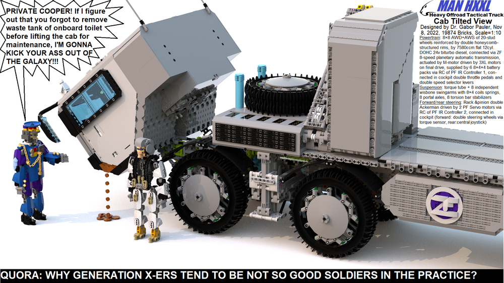 LEGO MOC MAN HXXL Heavy Offroad Tactical Truck by gjpauler ...