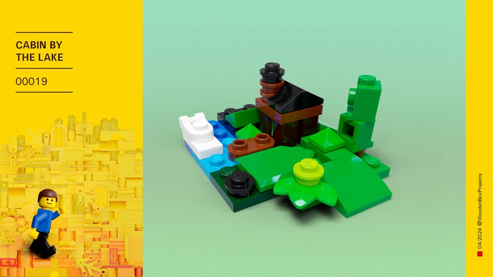 LEGO MOC Cabin By The Lake by WoodenBoxProjects | Rebrickable - Build ...