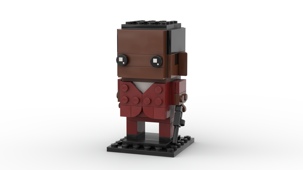 LEGO MOC Carl Johnson Brickheadz (Red Suit) by sydbarrett | Rebrickable ...