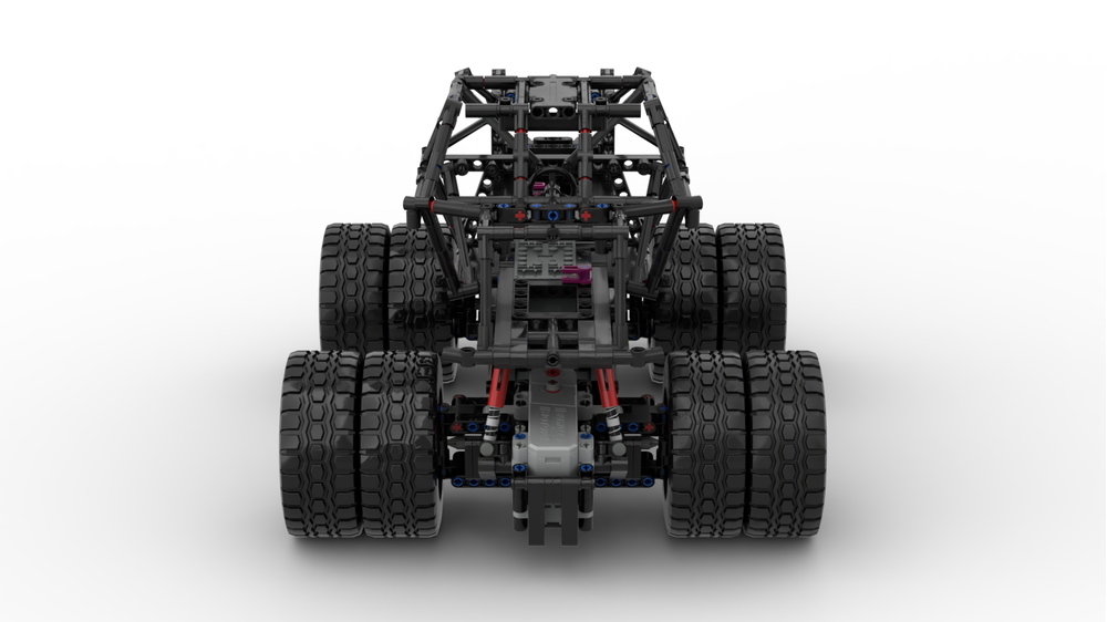 LEGO MOC Technic Monstertruck Chassis | 1013 Parts | Buwizz Powered by ...