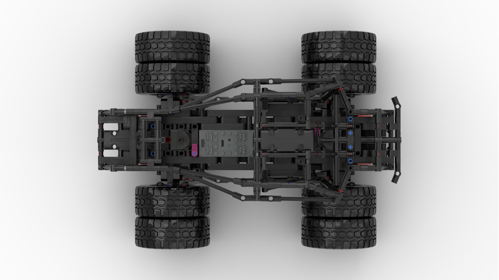 LEGO MOC Technic Monstertruck Chassis | 1013 Parts | Buwizz Powered by ...