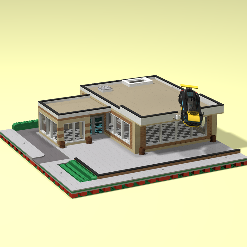 LEGO MOC car showroom by Brickiebrick24 | Rebrickable - Build with LEGO