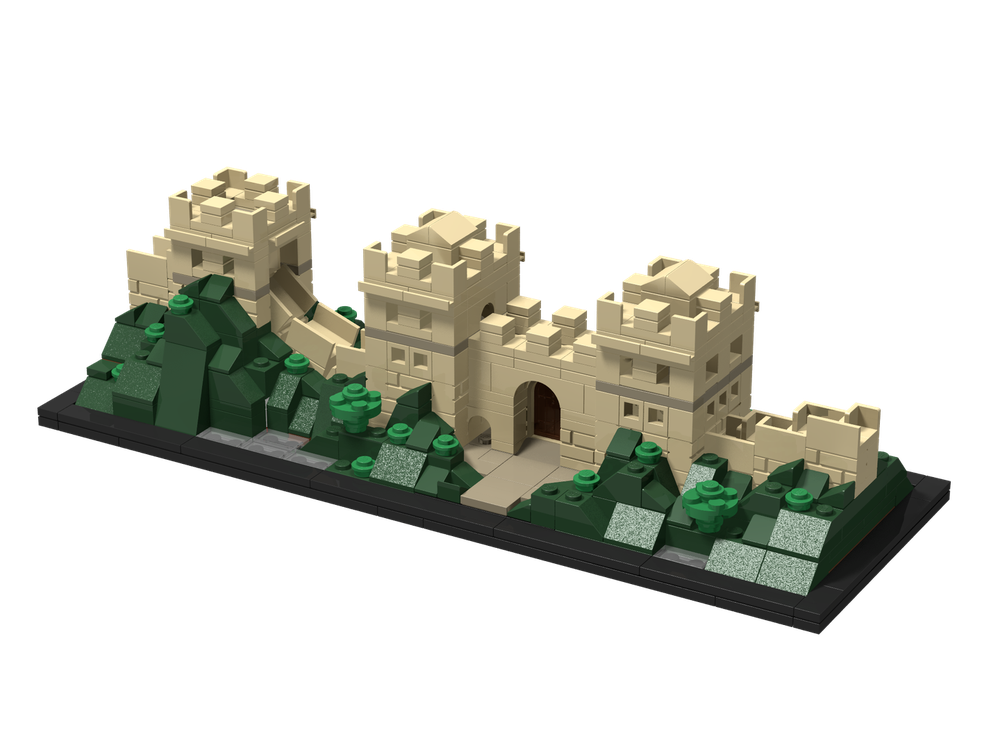 LEGO MOC Extenstion of Great Wall of China - 21041 - Wall Main Gate by ...